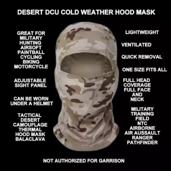 Accessories | New Ecws Dcu Desert Lightweight Antiflash Cold Weather ...